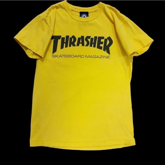 Tops | 525thrasheryellowshortsleevetshirt | Poshmark